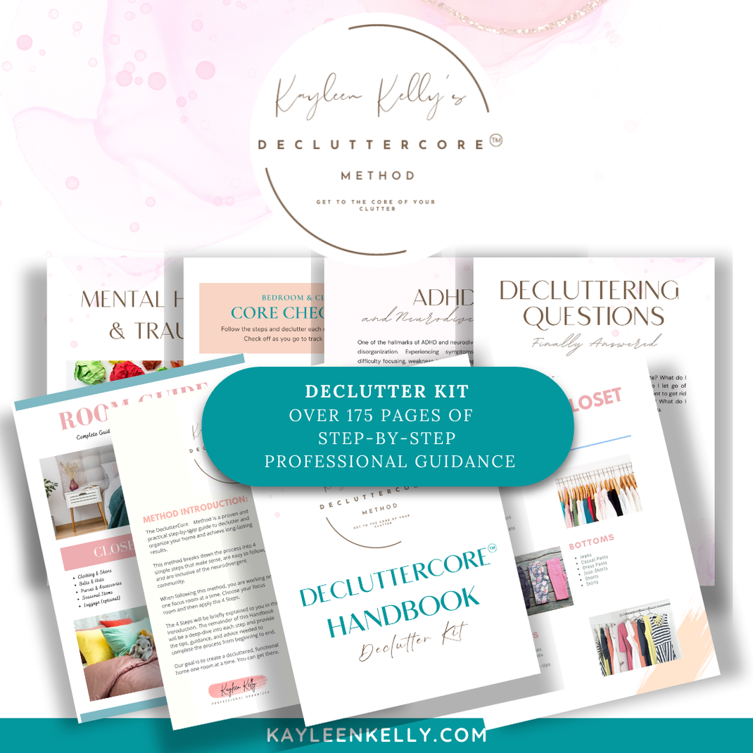 Declutter Kit – Kayleen Kelly Home Organizing